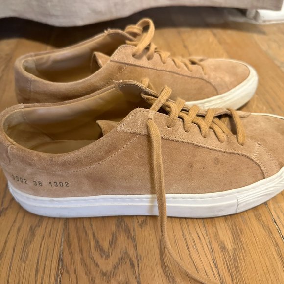 Common Projects | Shoes | Common Project Camel Suede Size 39 | Poshmark
